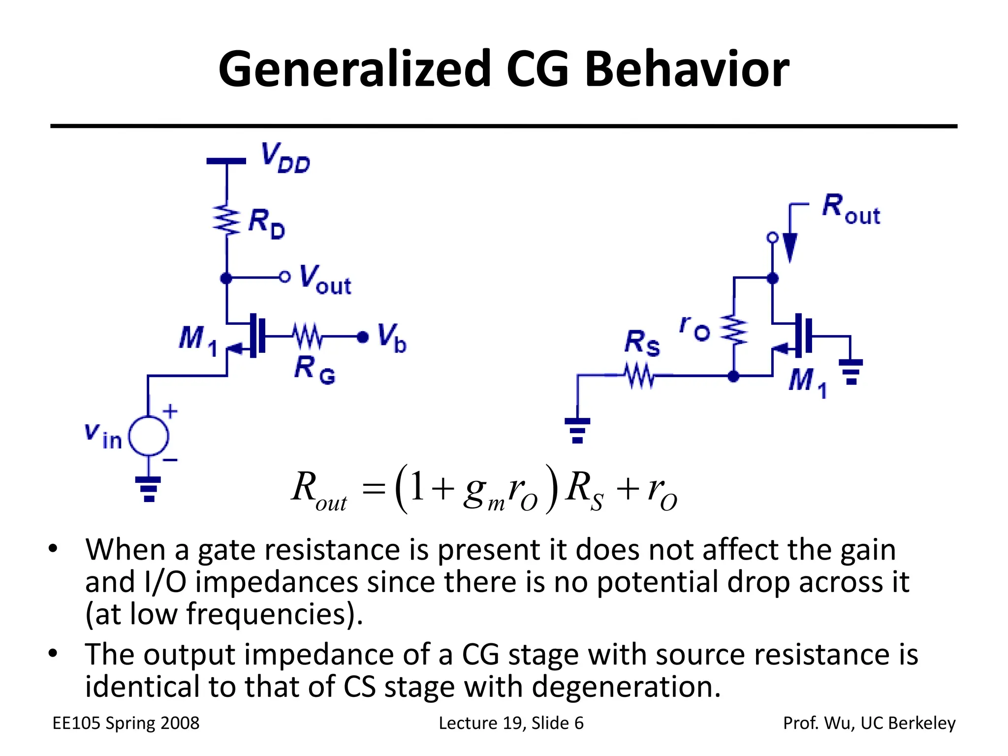 Single stage amplifier using mos technology | PDF