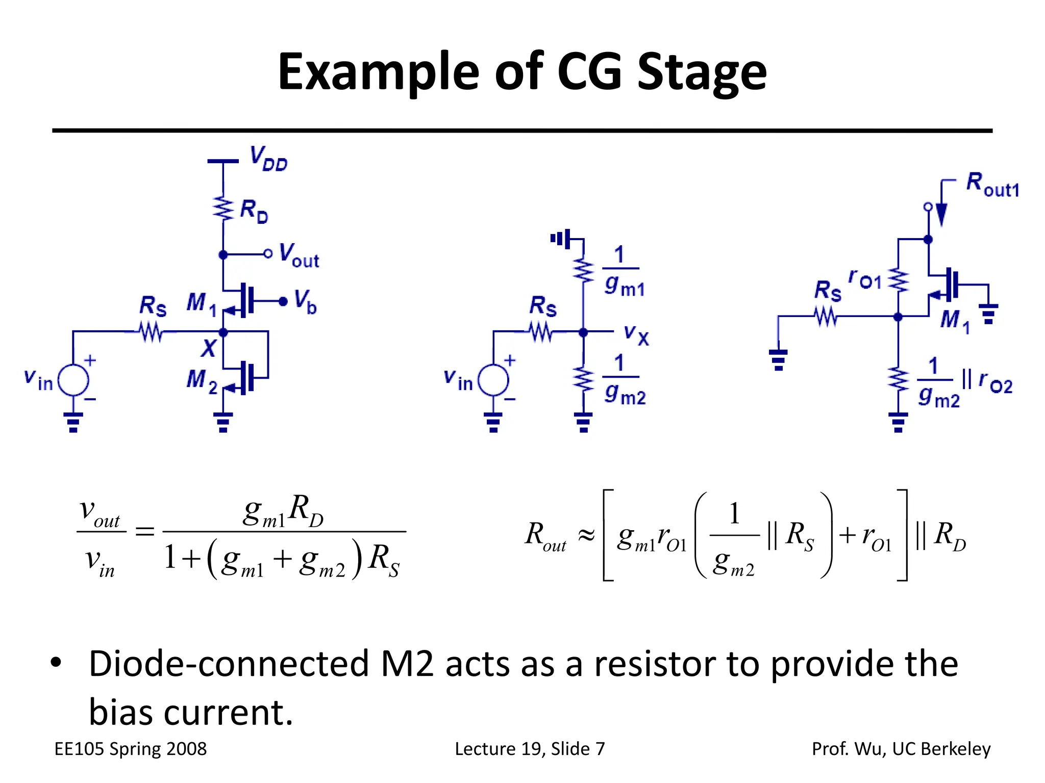 Single stage amplifier using mos technology | PDF