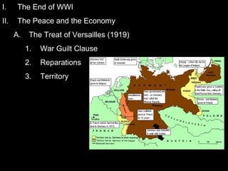 H114 Meeting 20: WHAT WERE THE CONSEQUENCES OF WWI? (ECONOMY) | PPT ...