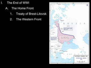 H114 Meeting 20: WHAT WERE THE CONSEQUENCES OF WWI? (ECONOMY) | PPT ...