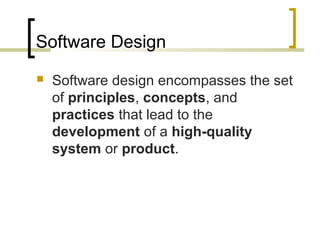 Lecture 19 design concepts | PPT