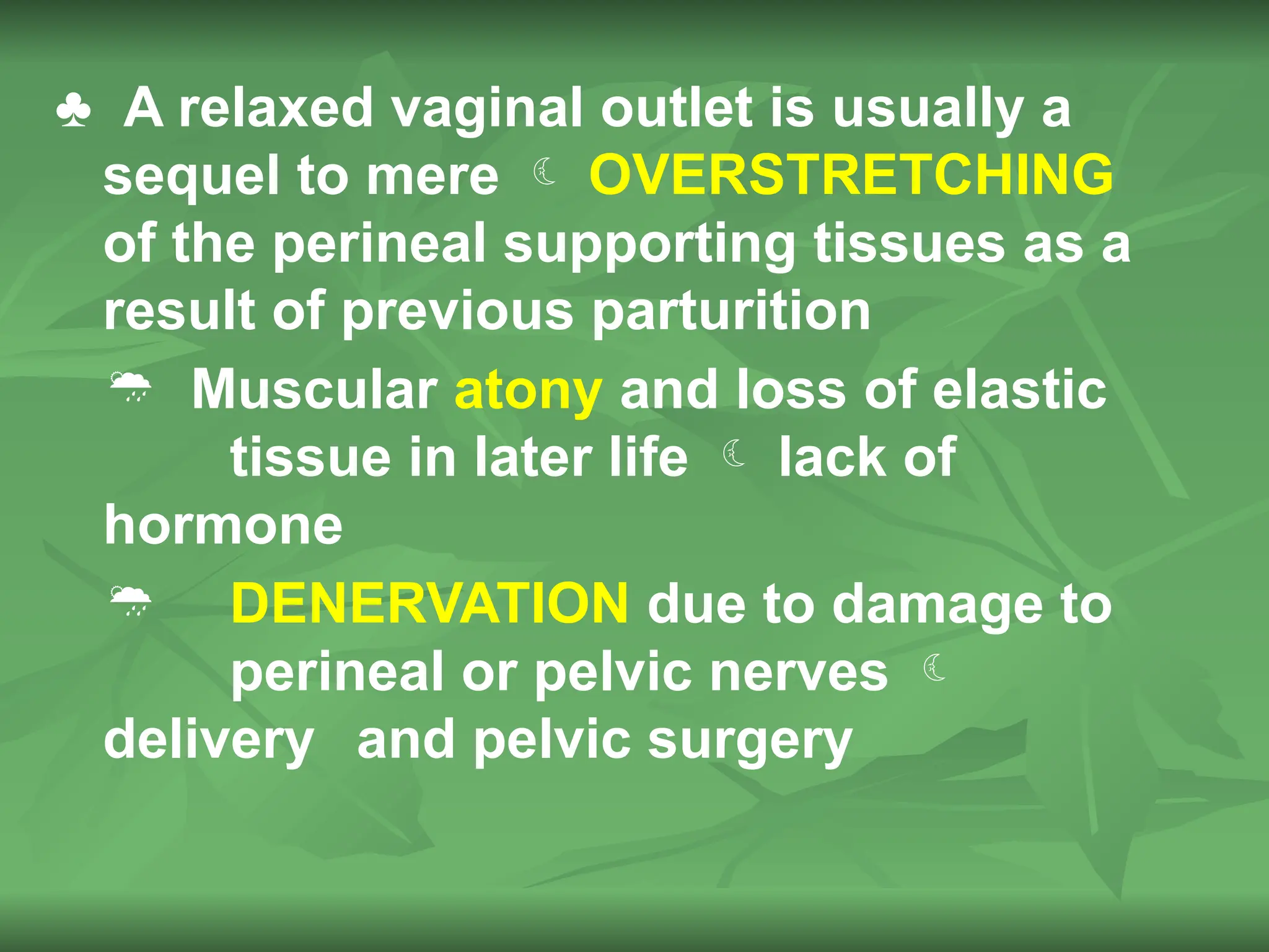 Lecture 19 - genital prolapse and management | PPTX