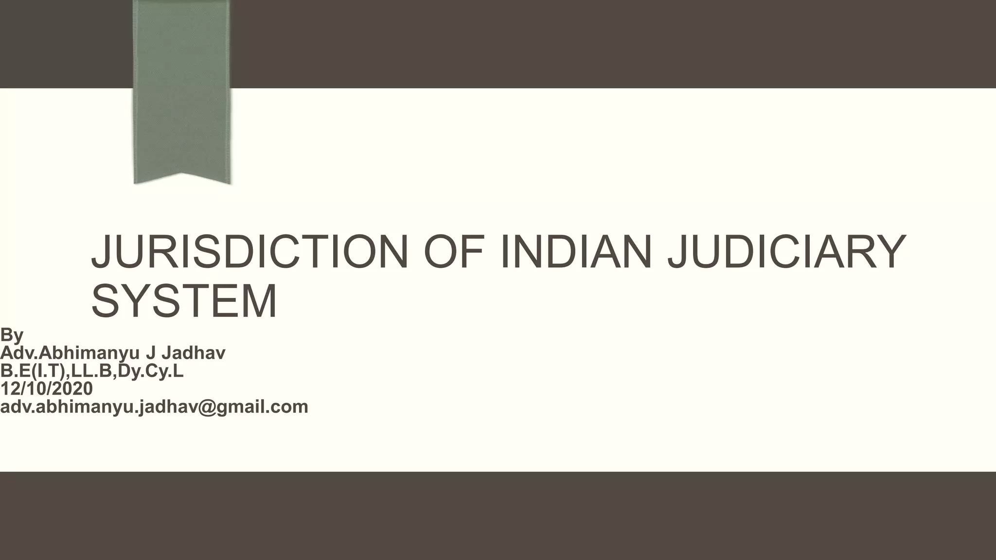 Lecture 19 jurisdiction of indian judiciary system | PDF