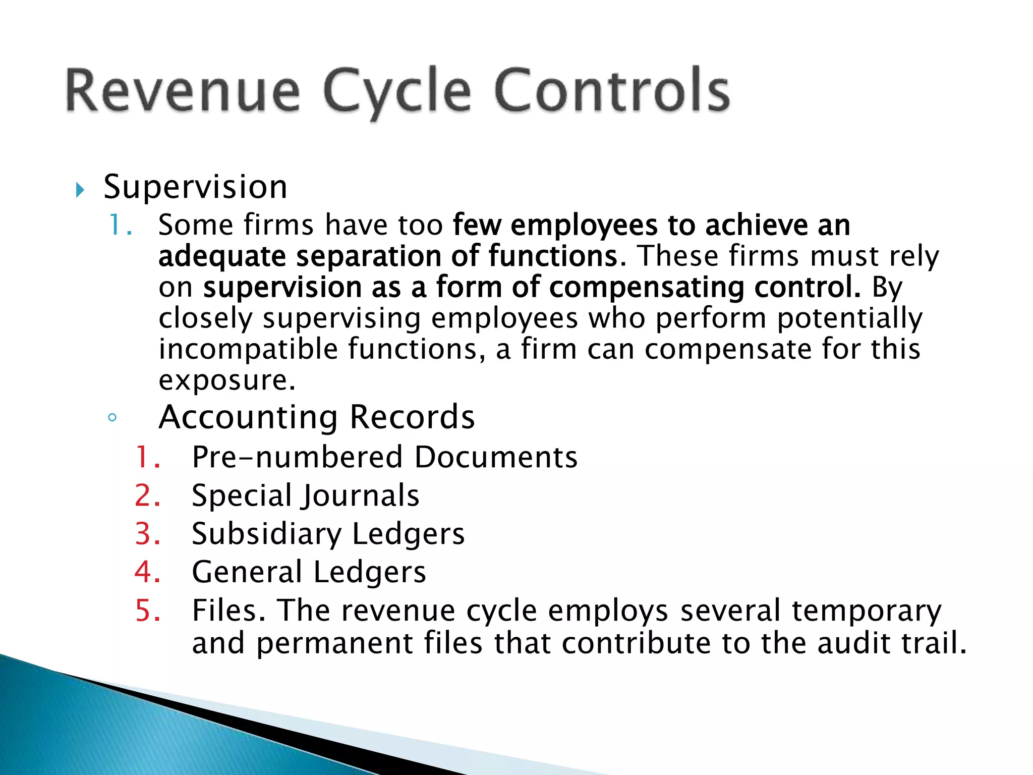 Lecture 19 physical and manual system -revenue cycle - accounting ...