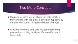 Lecture 19 rachels on euthanasia | PPTX