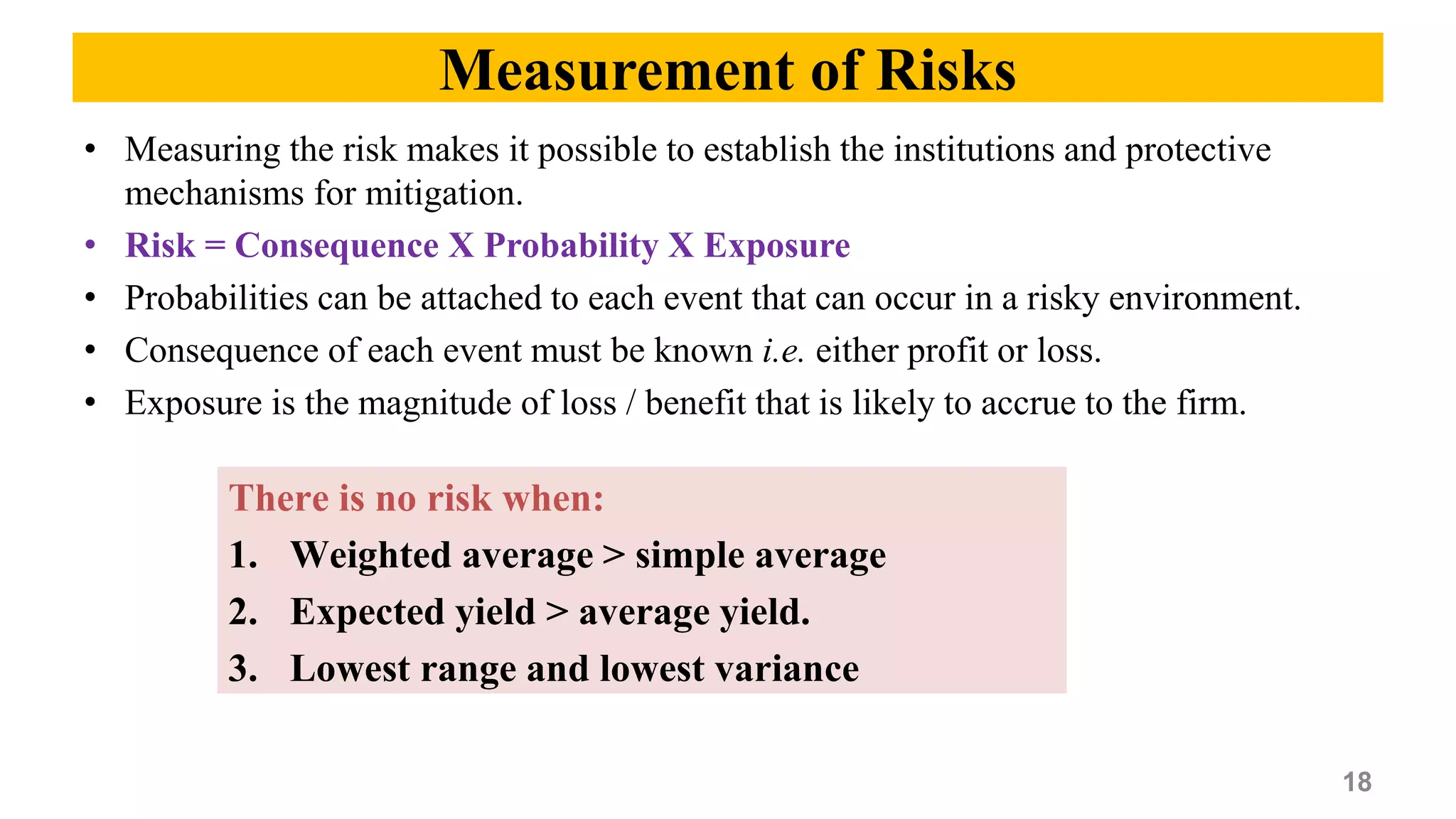 Lecture 19 Risk and Uncertainty | PPTX