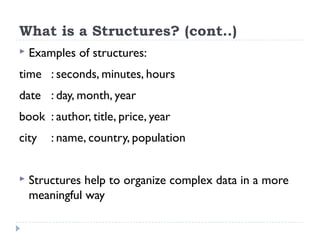Lecture 19 - Struct and Union | PPT