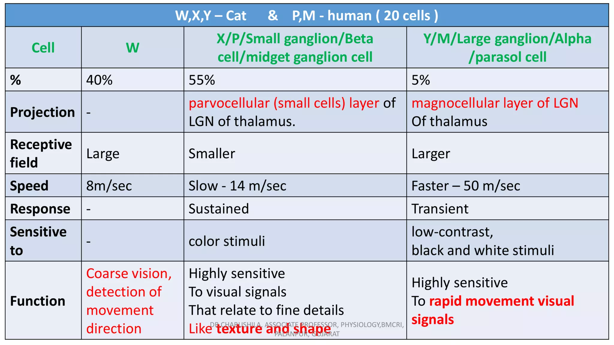 Lecture 4/2022 Special senses -Vision 4 -Physiology of vision ...