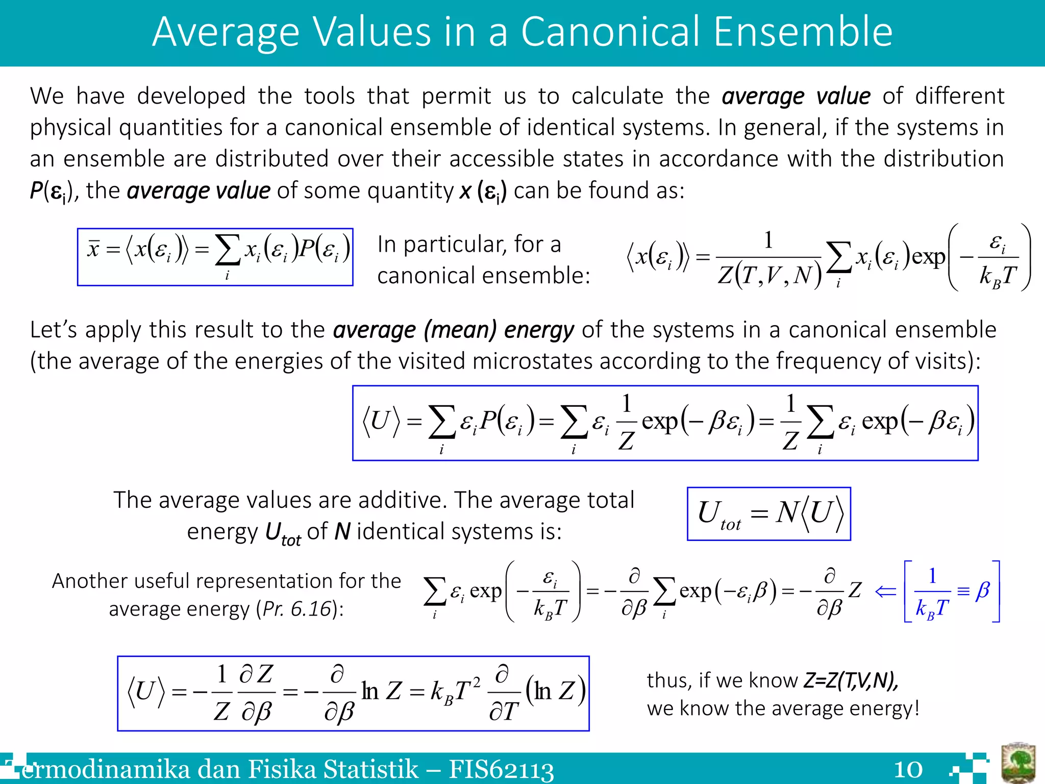 Lecture 19 Boltzmann Statistics.pptx