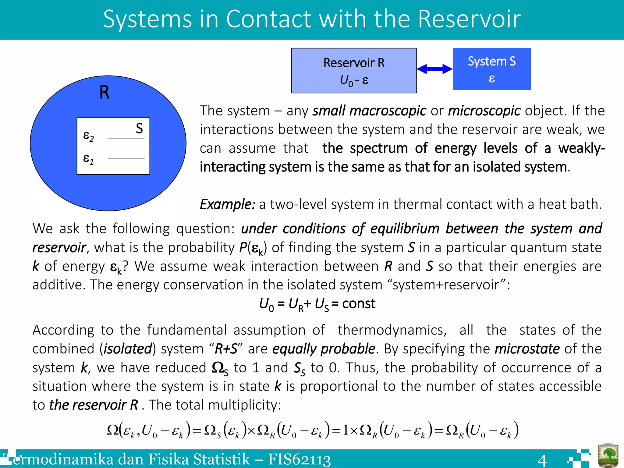 Lecture 19 Boltzmann Statistics.pptx