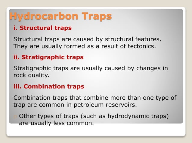 Hydrocarbon Traps & Seals | PPTX
