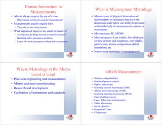 Lecture 19 mems metrology | PDF