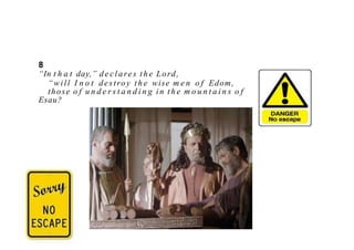Lecture 19; Obadiah | PPTX