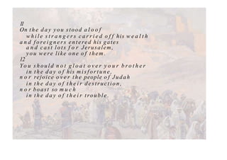 Lecture 19; Obadiah | PPTX