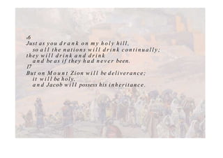 Lecture 19; Obadiah | PPTX