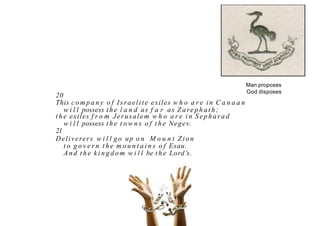 Lecture 19; Obadiah | PPTX