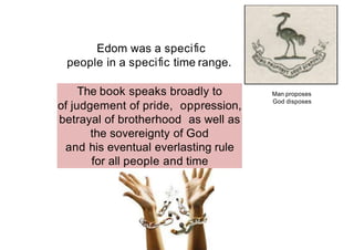 Lecture 19; Obadiah | PPTX