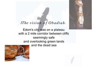 Lecture 19; Obadiah | PPTX