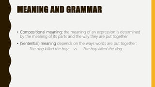 Lecture 19 semantics | PPTX