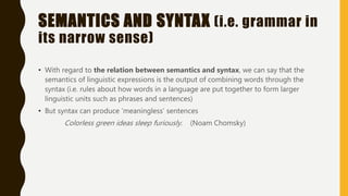 Lecture 19 semantics | PPT
