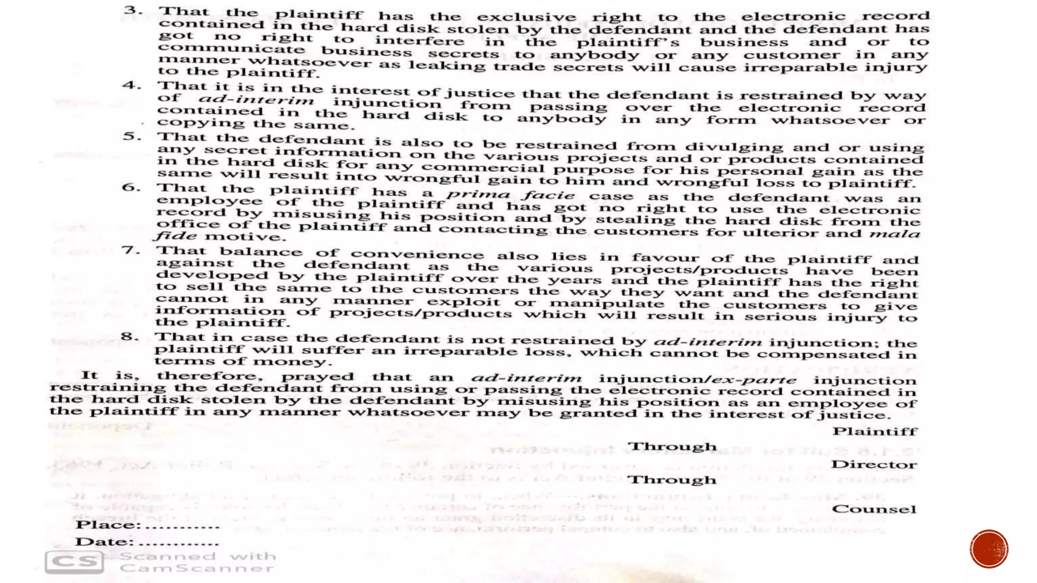 Lecture 19, Temporary Injunctions - Part I.pptx