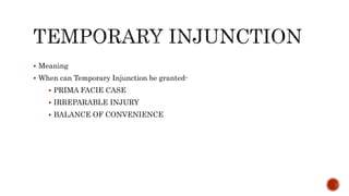Lecture 19, Temporary Injunctions - Part I.pptx