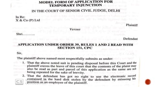 Lecture 19, Temporary Injunctions - Part I.pptx