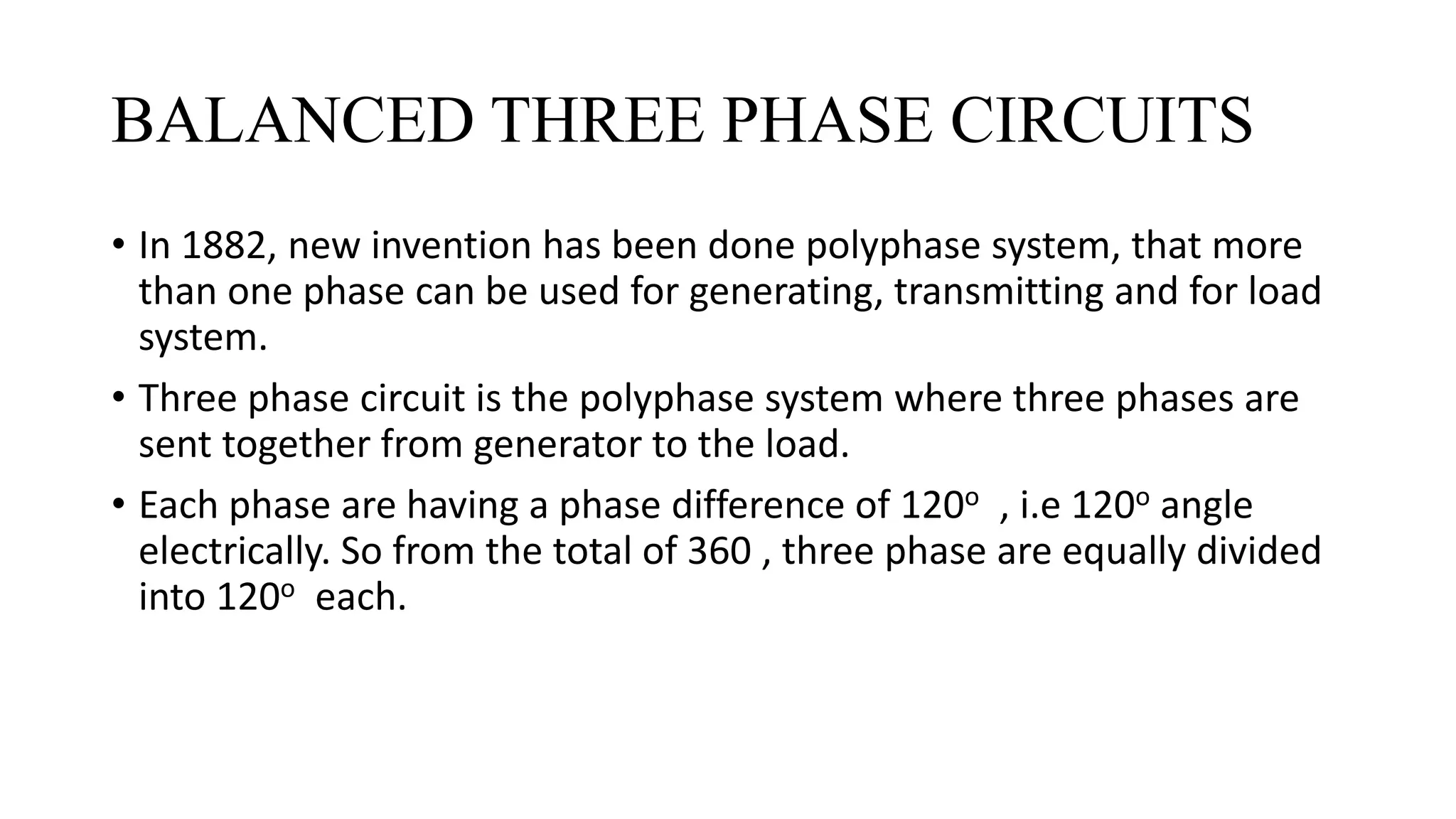 Circuits & Machines three phase circuits | PPT