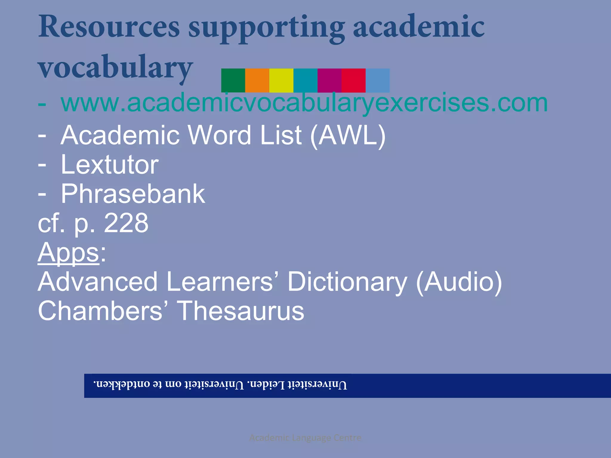 Lecture 1 academic writing in english final | PPT