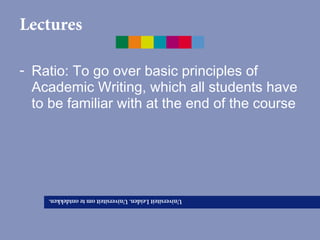 Lecture 1 academic writing in english final | PPT