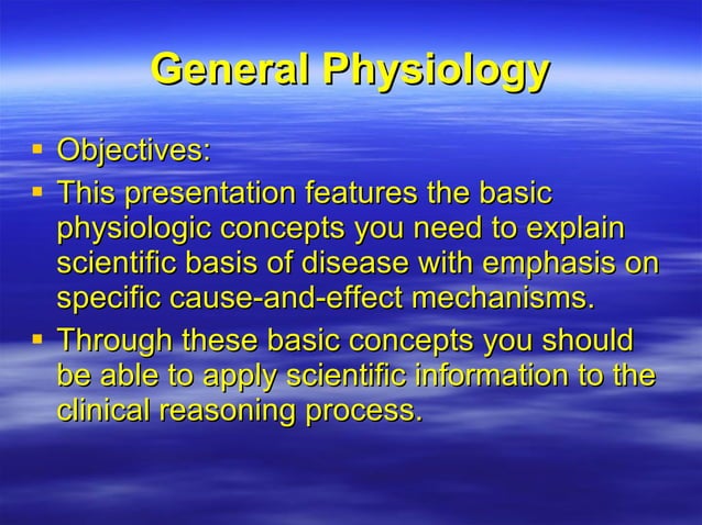 Lecture1 a gen physiology | PPT | Endocrine and Metabolic Diseases ...