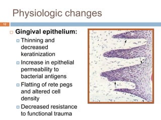 Aging and periodontium | PPTX