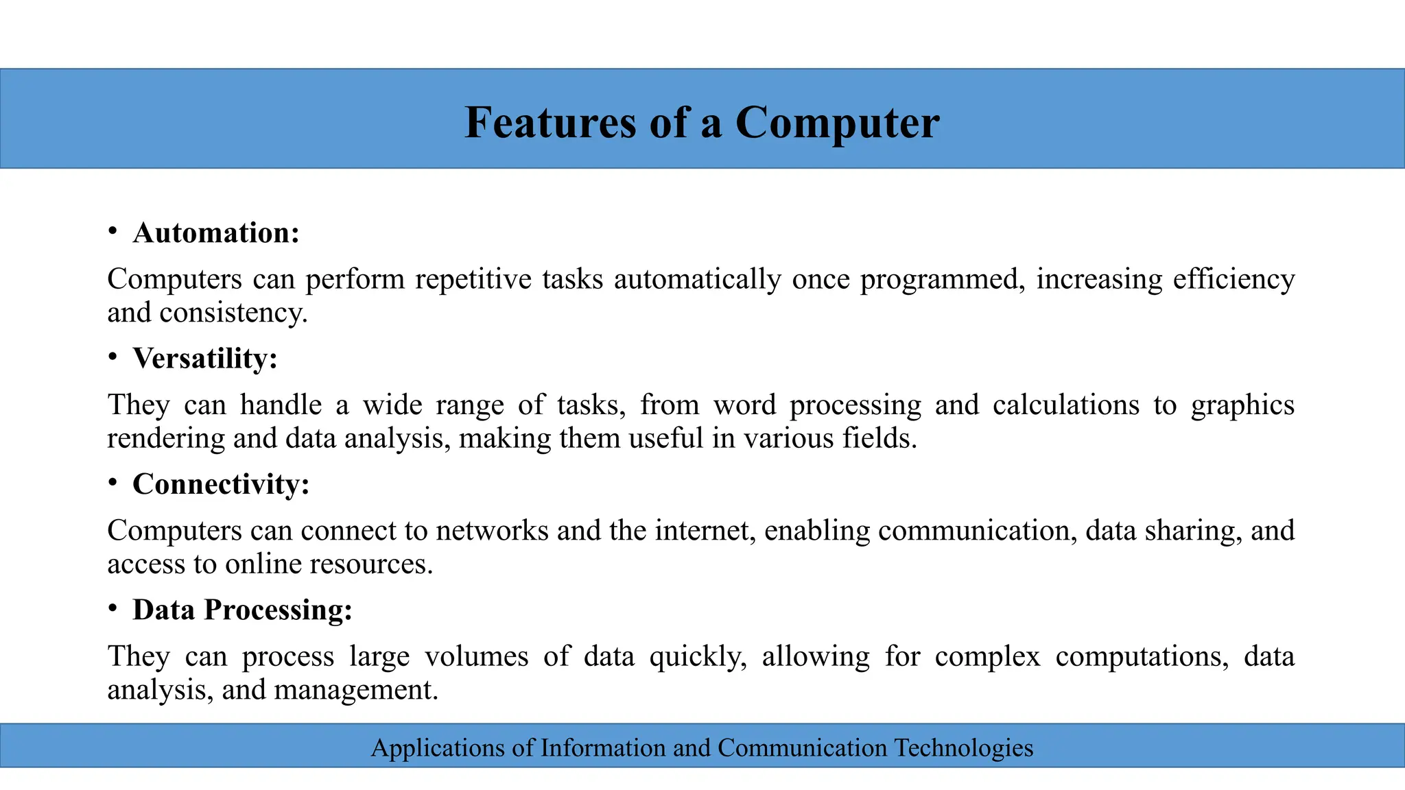 Introduction to Computers - Lecture#1 AICT. | PPT