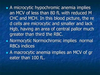 Lecture 1 general aspects of Anaemia.pptx | Blood Disorders | Diseases ...