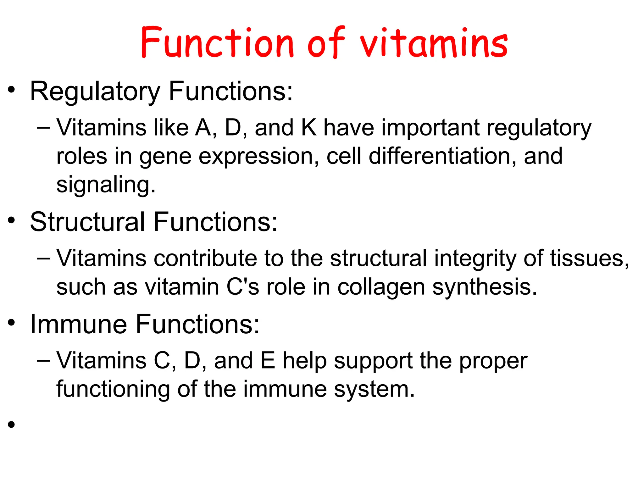 Vitamin classification, function, deficiency | PPT | Nutrition ...