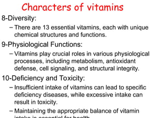 Vitamin classification, function, deficiency | PPT | Nutrition ...