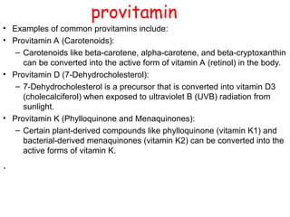 Vitamin classification, function, deficiency | PPT