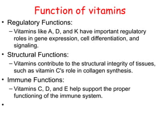 Vitamin classification, function, deficiency | PPT | Nutrition | Healthy Living