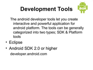 Lecture 1 Android Application Development.ppt | Operating Systems | Computer Software and ...
