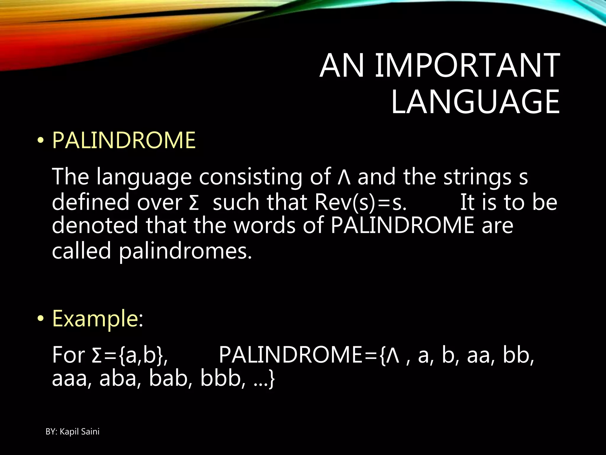 Introduction to Automata Theory | PPT
