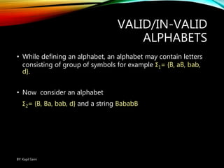 Introduction to Automata Theory | PPT