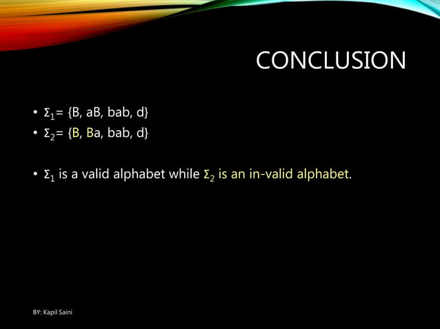 Introduction to Automata Theory | PPT