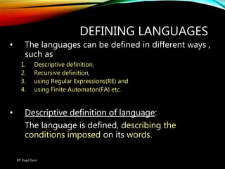 Introduction to Automata Theory | PPT