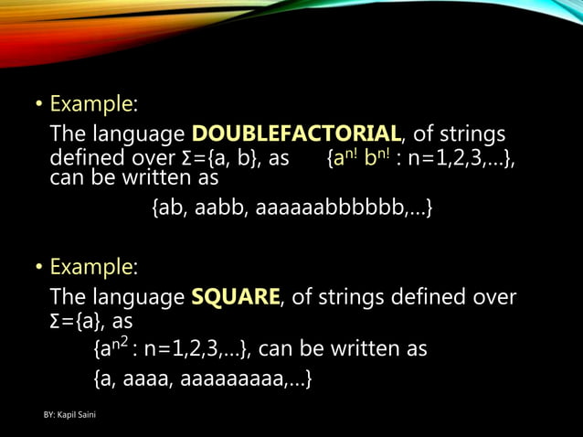 Introduction to Automata Theory | PPT