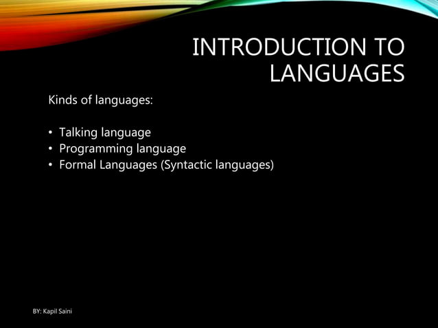 Introduction to Automata Theory | PPT