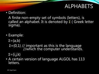 Introduction to Automata Theory | PPT