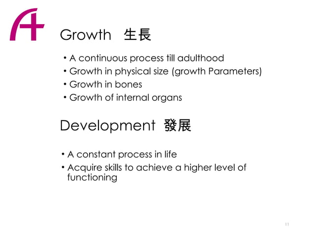 Lecture on Growth and Development of Children | PPTX