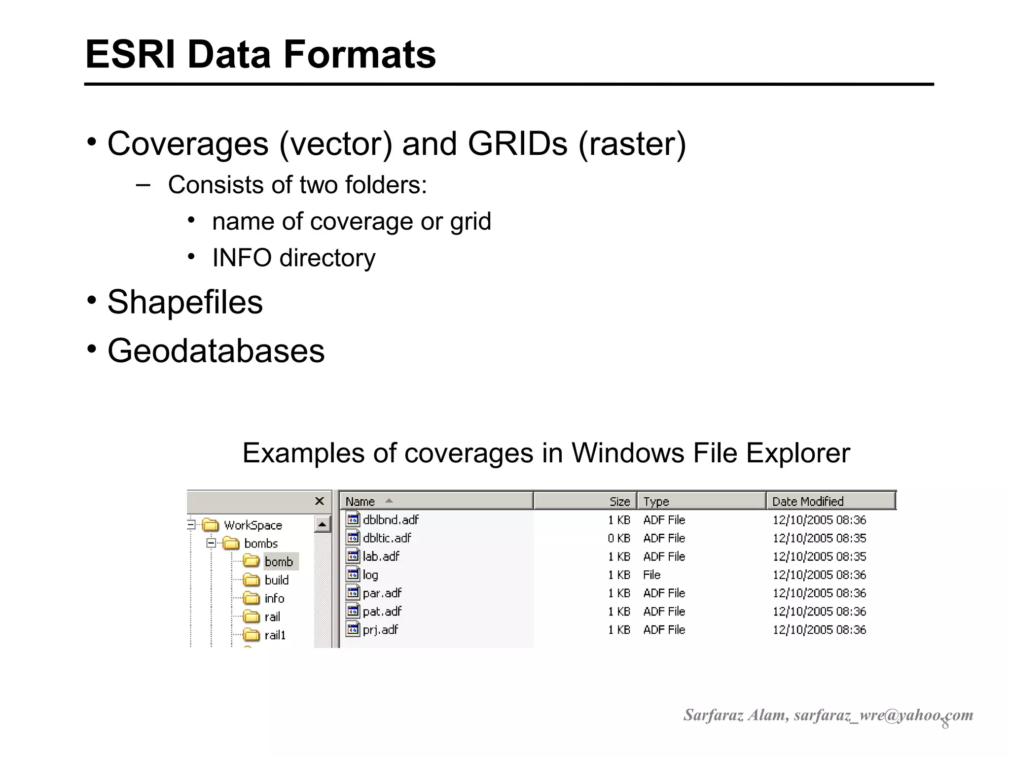 Lecture 1b Introduction To Arc Gis Ppt Databases Computer Software And Applications
