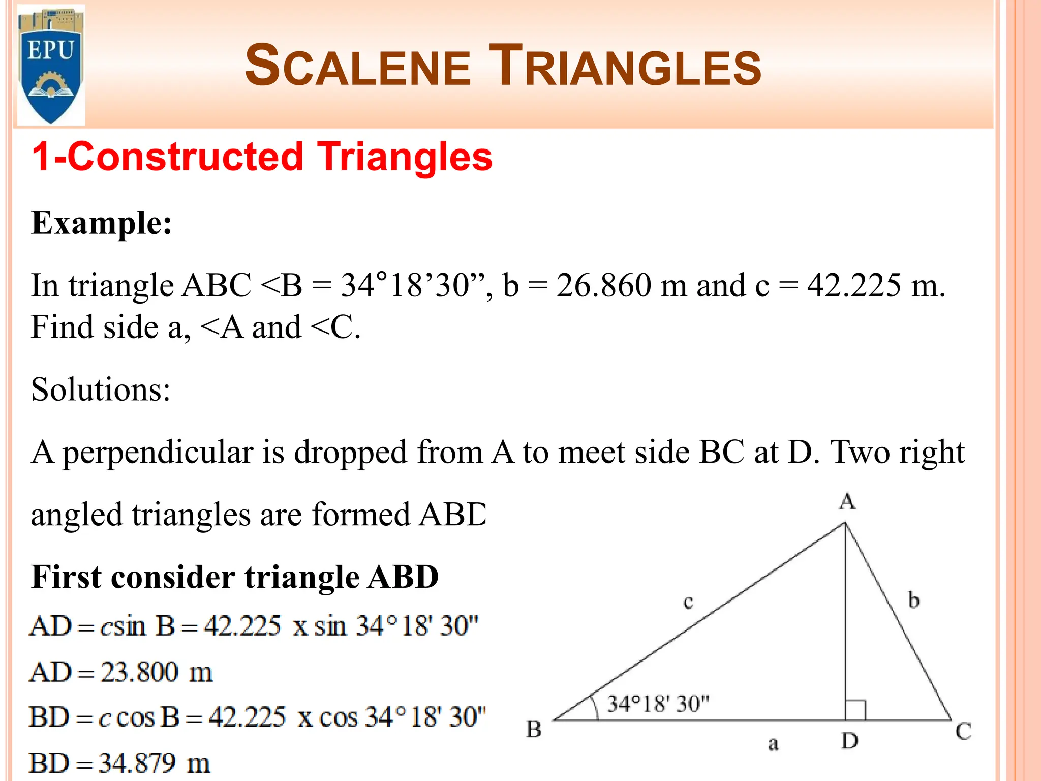 Lecture 1: Basics of trigonometry (surveying) | PDF