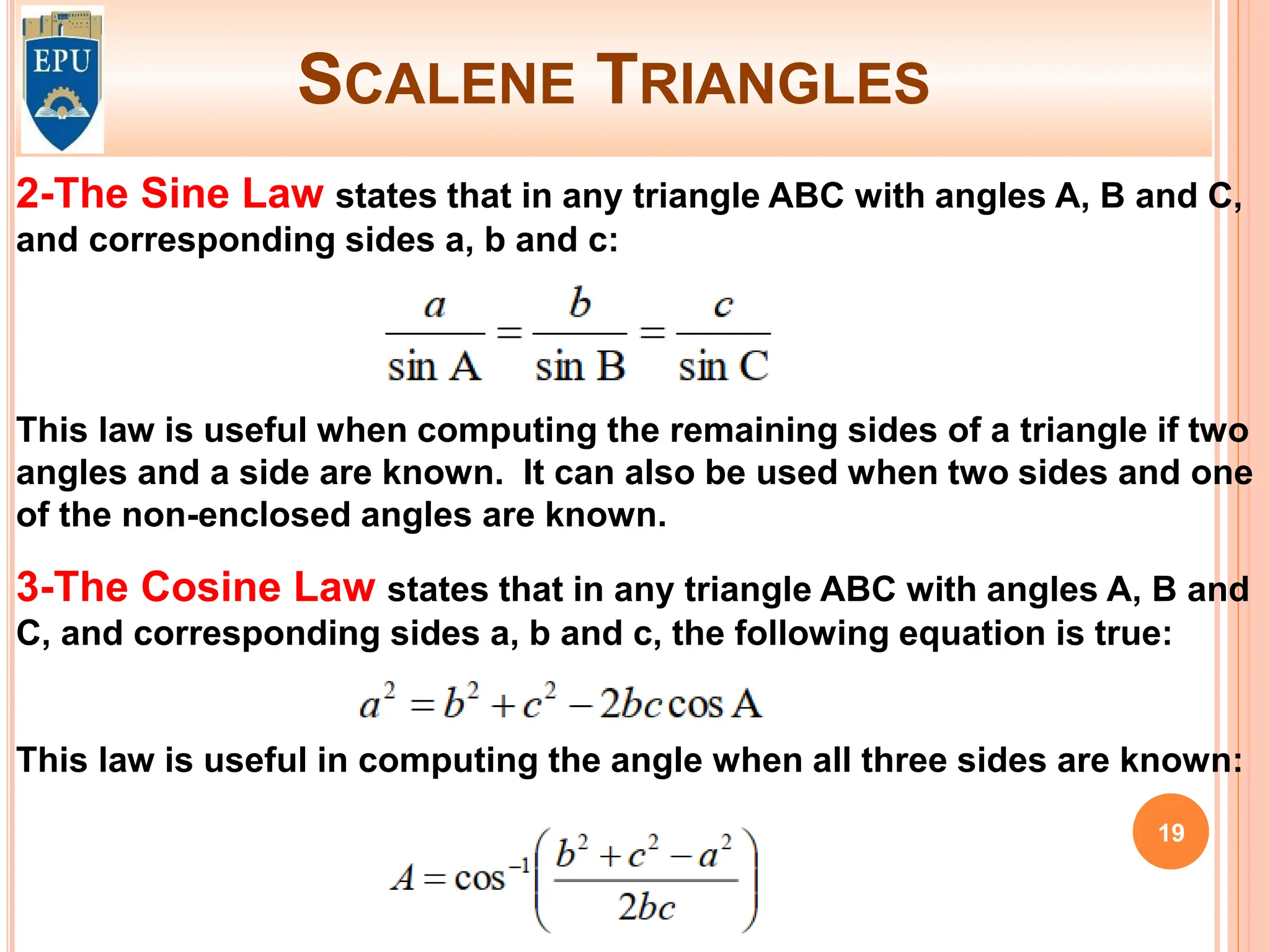 Lecture 1: Basics of trigonometry (surveying) | PDF